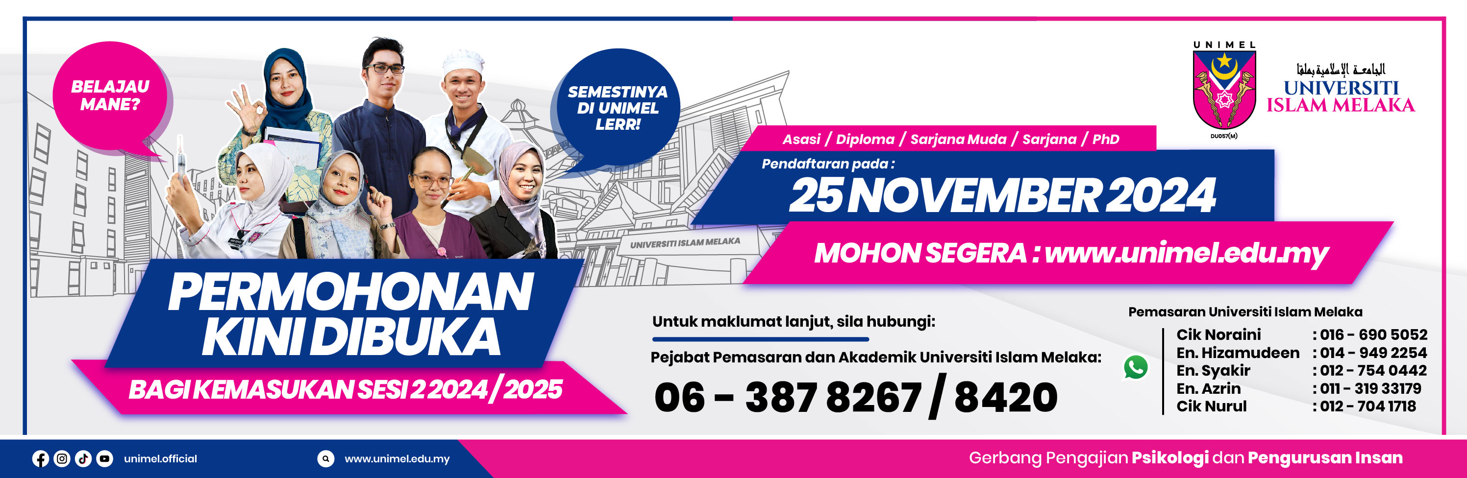 en - PORTAL RASMI KEMASUKAN UNIMEL